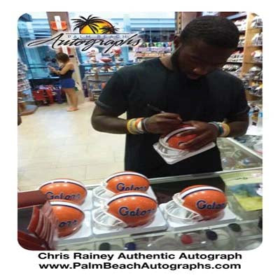 Chris Rainey – Palm Beach Autographs LLC