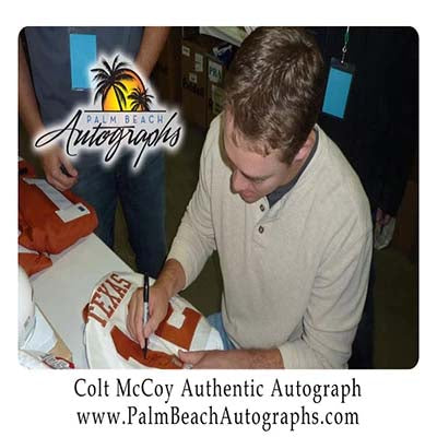 Colt McCoy – Palm Beach Autographs LLC
