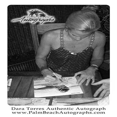 Dara Torres – Palm Beach Autographs LLC