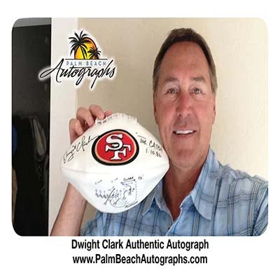 Dwight Clark – Palm Beach Autographs LLC