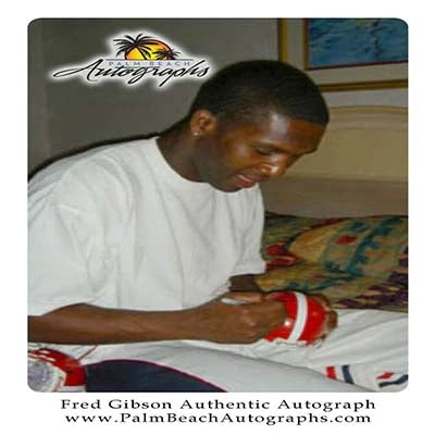 Fred Gibson – Palm Beach Autographs LLC