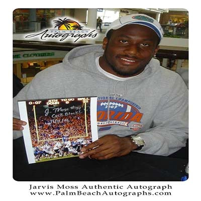 Jarvis Moss – Palm Beach Autographs LLC