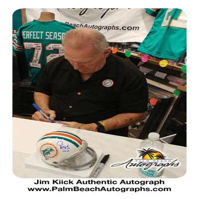 Jim Kiick – Palm Beach Autographs LLC
