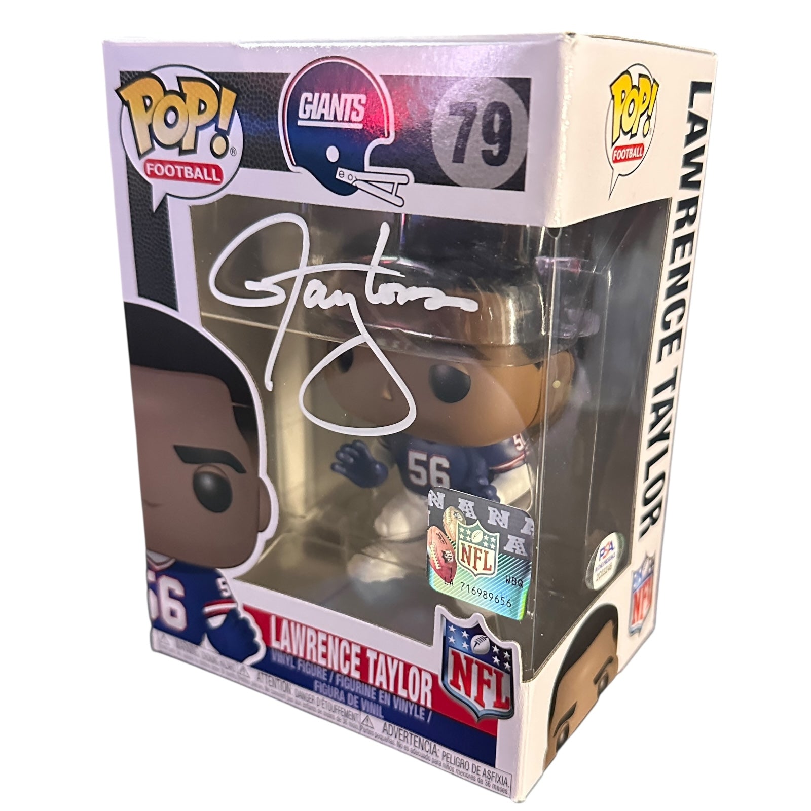 Lawrence Taylor Autographed Funko Pop - PSA – Palm Beach Autographs LLC