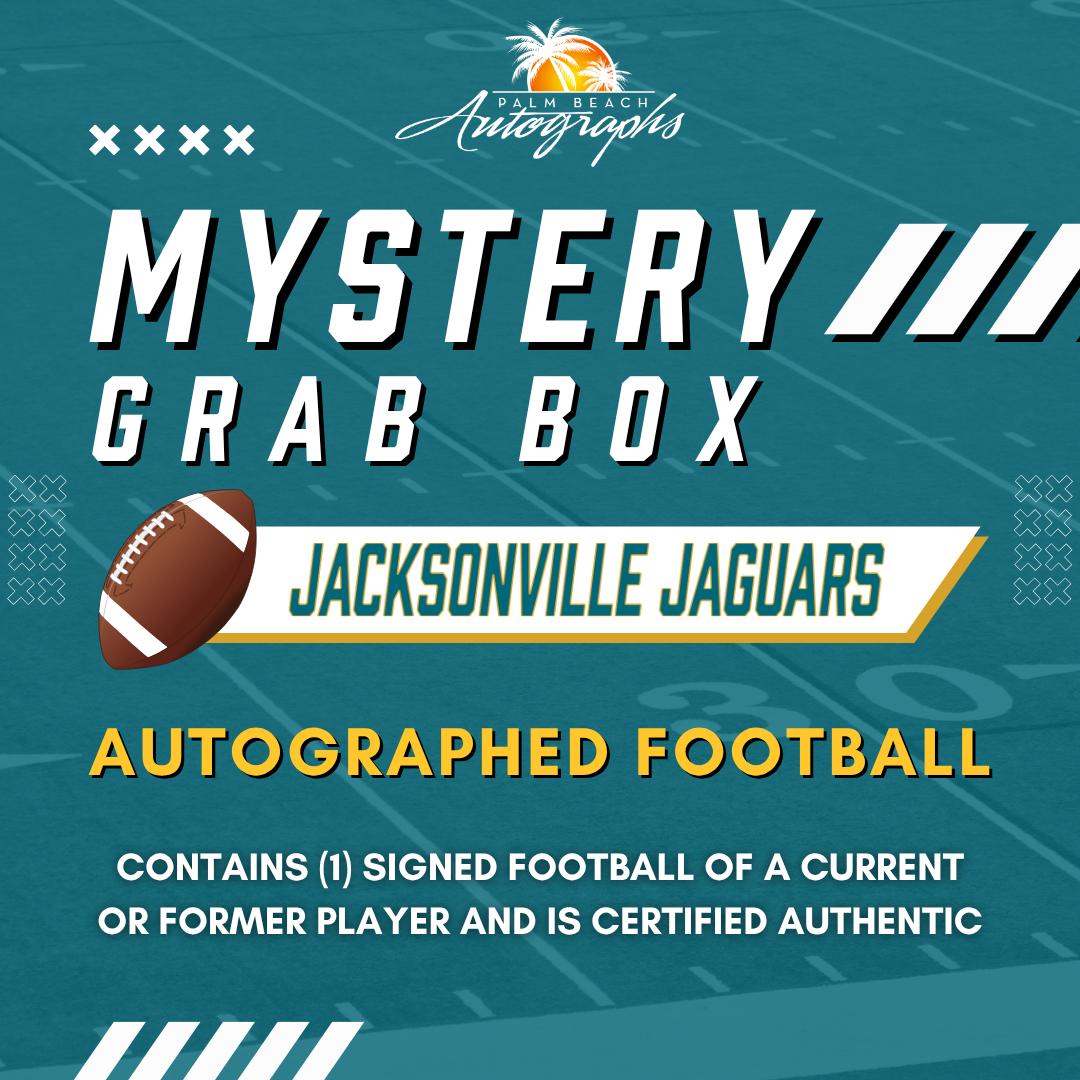 Mystery Grab Box - Jacksonville Jaguars NFL Autographed Logo Football ...