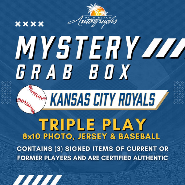Mystery Grab Box - Kansas City Royals MLB Baseball Triple Play Box ...