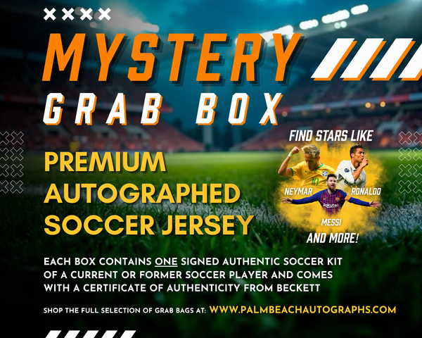 Mystery Grab Box - Premium Soccer Autographed Jersey - Soccer Player ...