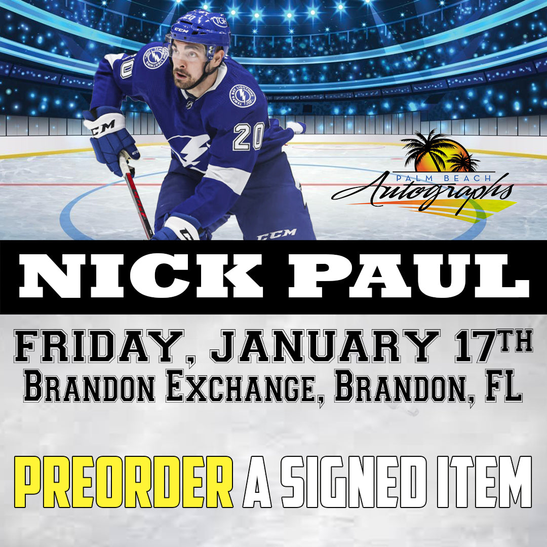 Upcoming Signings – Palm Beach Autographs LLC