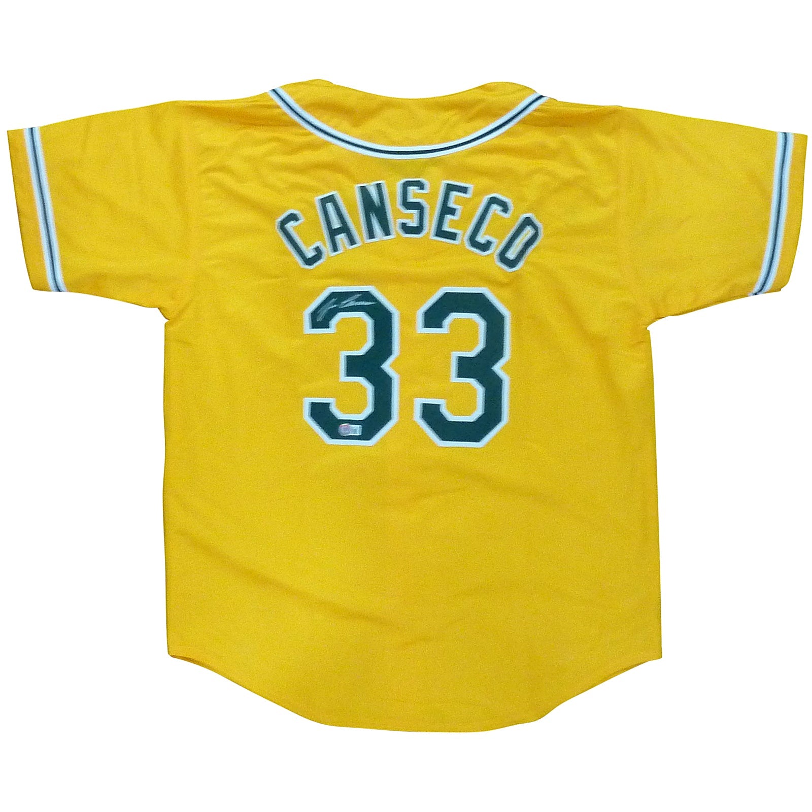 PRESALE - JOSE CANSECO Signed Custom Yellow Jersey – Palm Beach ...