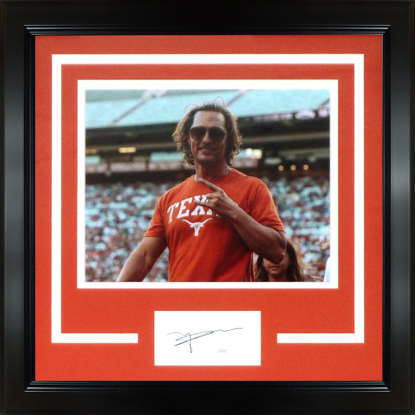 Matthew McConaughey Autographed Texas Longhorns "Signature Series" Fra ...