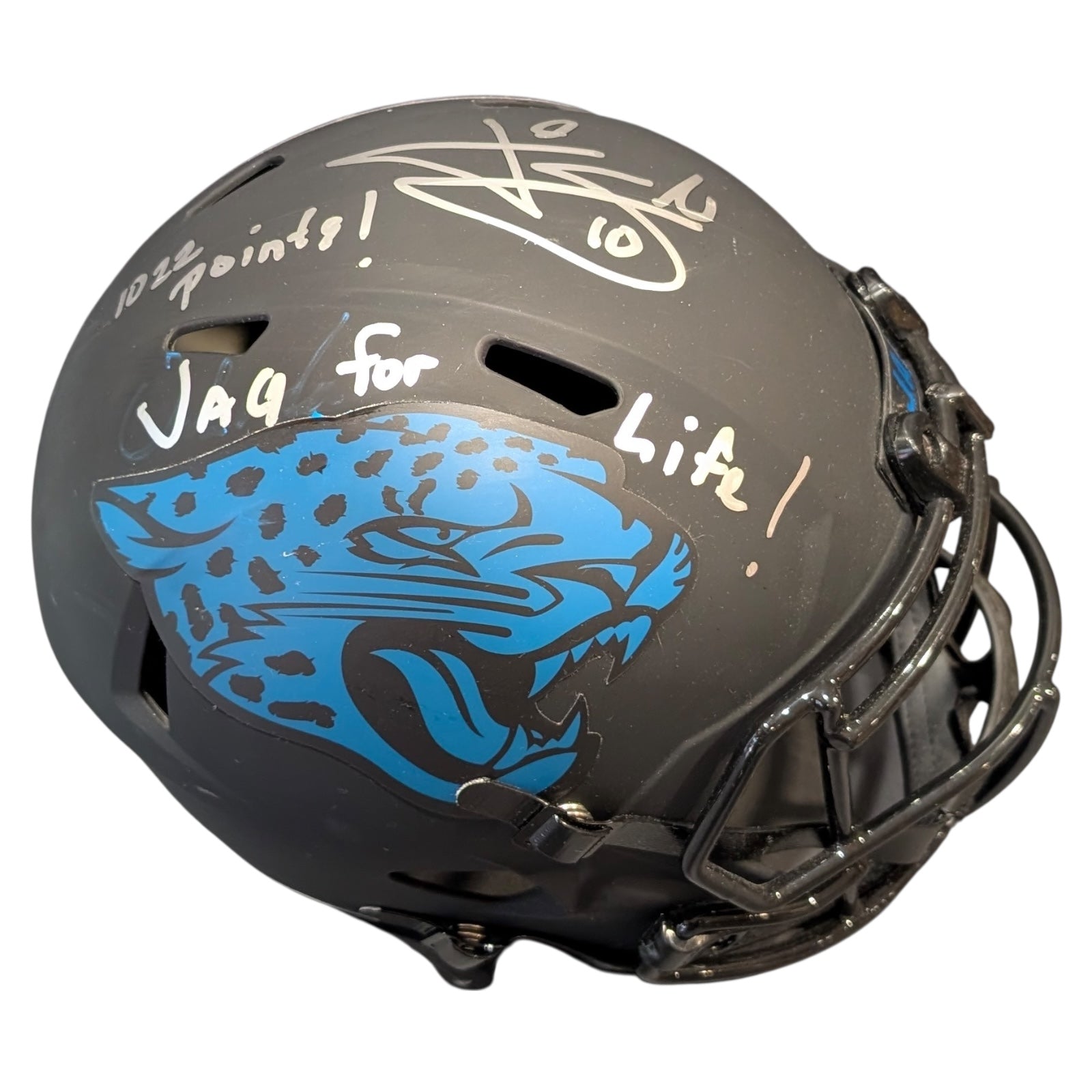 Josh Scobee Autographed Jacksonville Jaguars (ECLIPSE Alternate) Delux ...