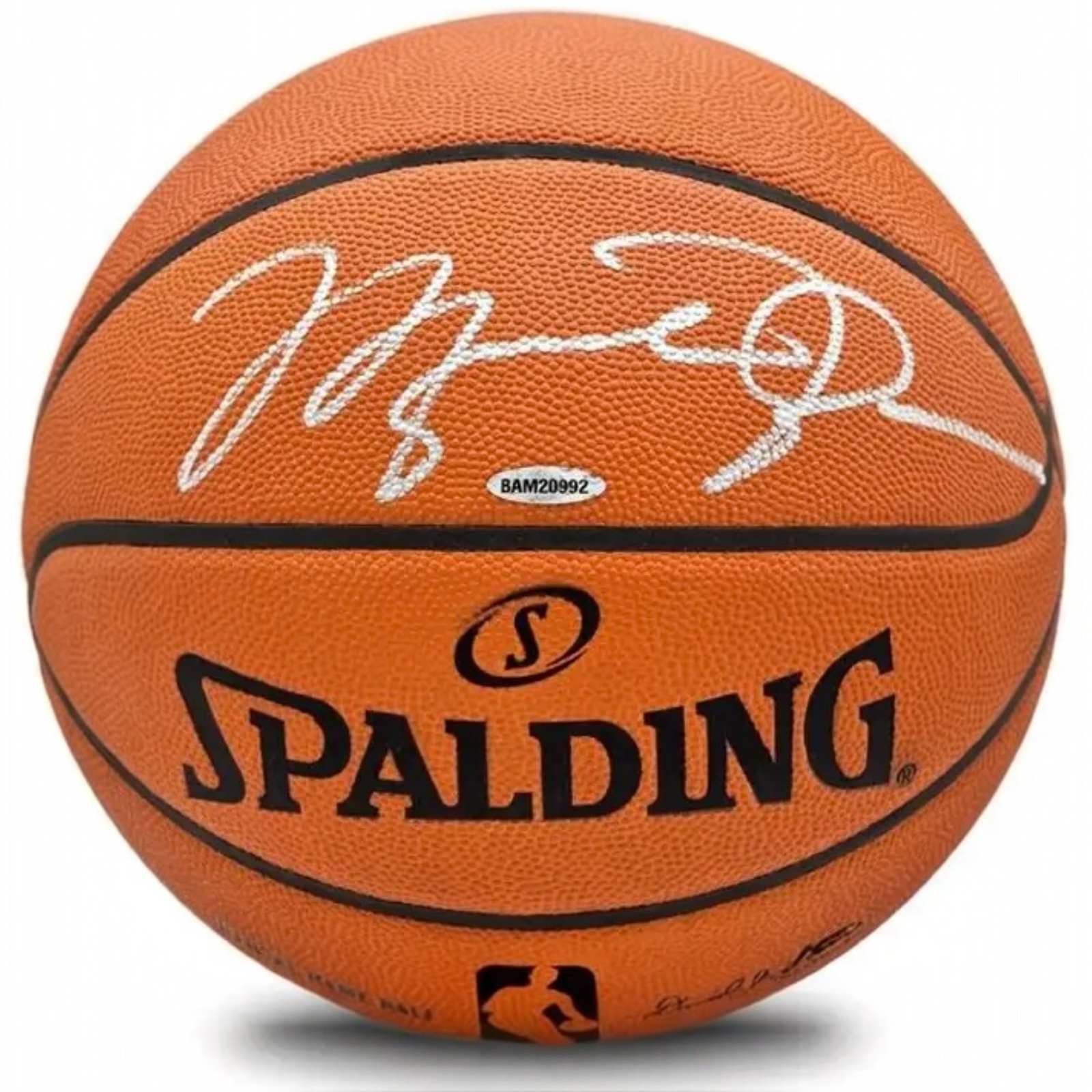 Michael Jordan Autographed Official NBA Spalding Basketball - Chicago ...
