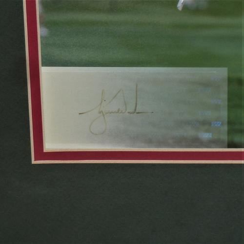 Tiger Woods Autographed Tiger Slam Deluxe Framed Piece - 2000 US Open ...