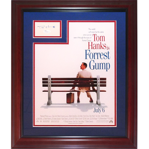 Tom Hanks Autographed Forrest Gump 11x17 Movie Poster Frame with Signa ...