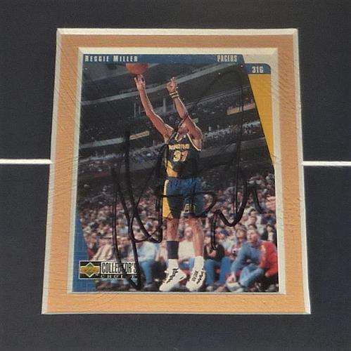 Reggie Miller Autographed Indiana Pacers "Signatures Series" Frame - J ...