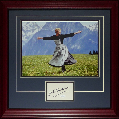 Julie Andrews Autographed The Sound of Music Deluxe Framed 11x14 Photo ...