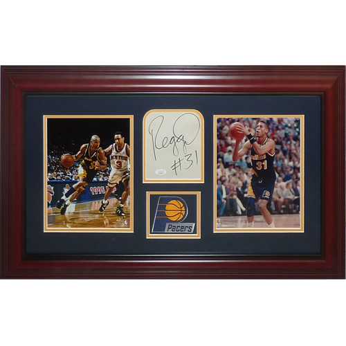 Reggie Miller Autographed Memorabilia | Signed Photo, Jersey ...