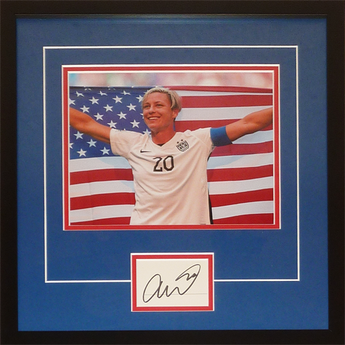 Abby Wambach Autographed US Women's Soccer (World Cup) Signature Serie ...