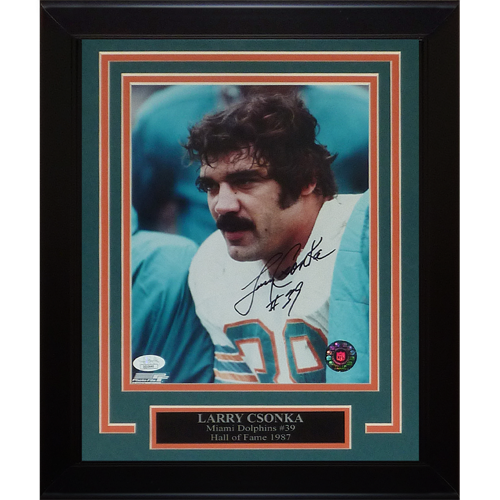 Larry Csonka Autographed Memorabilia | Signed Photo, Jersey ...