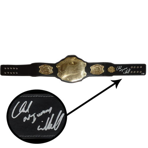 Chuck Liddell Autographed UFC Custom Model Championship Belt - TriStar ...
