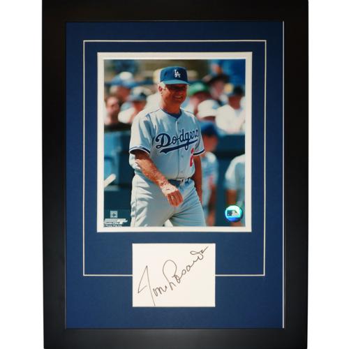 Tommy Lasorda Autographed Los Angeles Dodgers "Signature Series" Frame ...